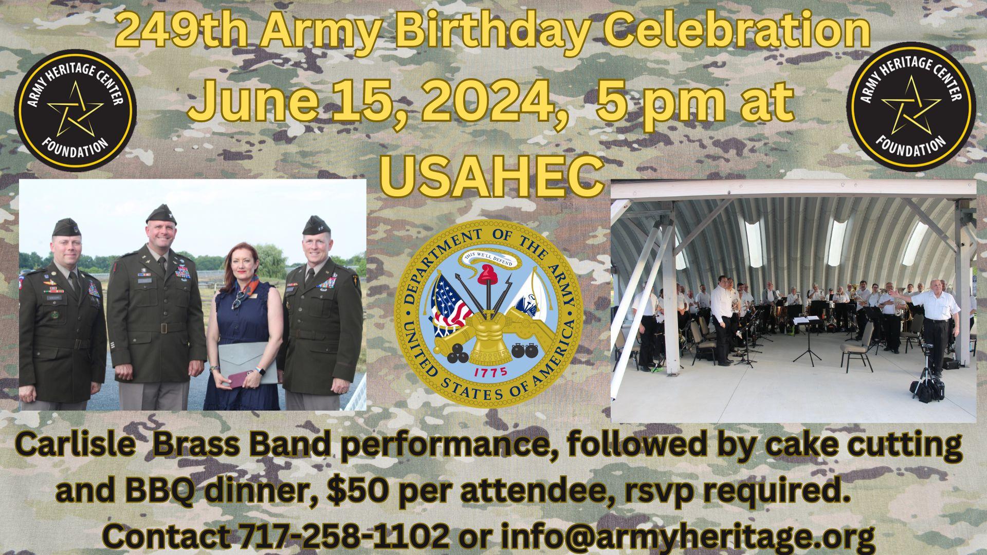 Army Birthday Dinner - Army Heritage Center Foundation