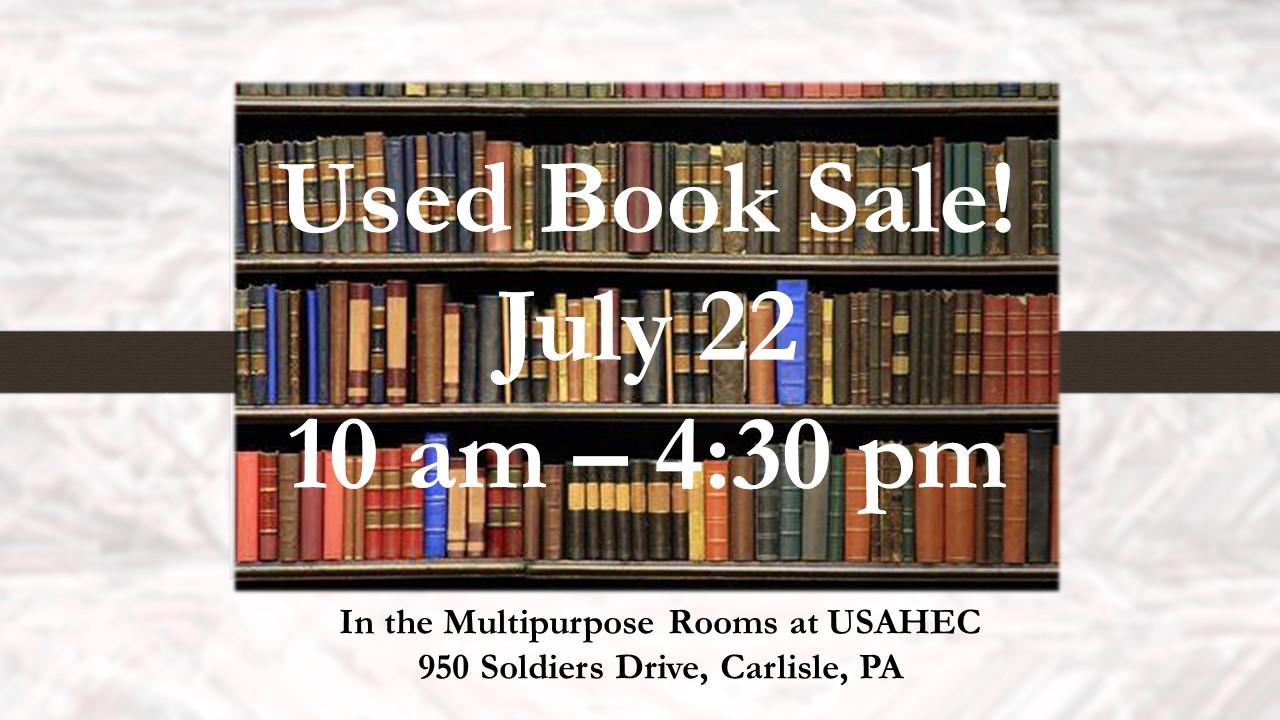 Used Book Sale - Army Heritage Center Foundation