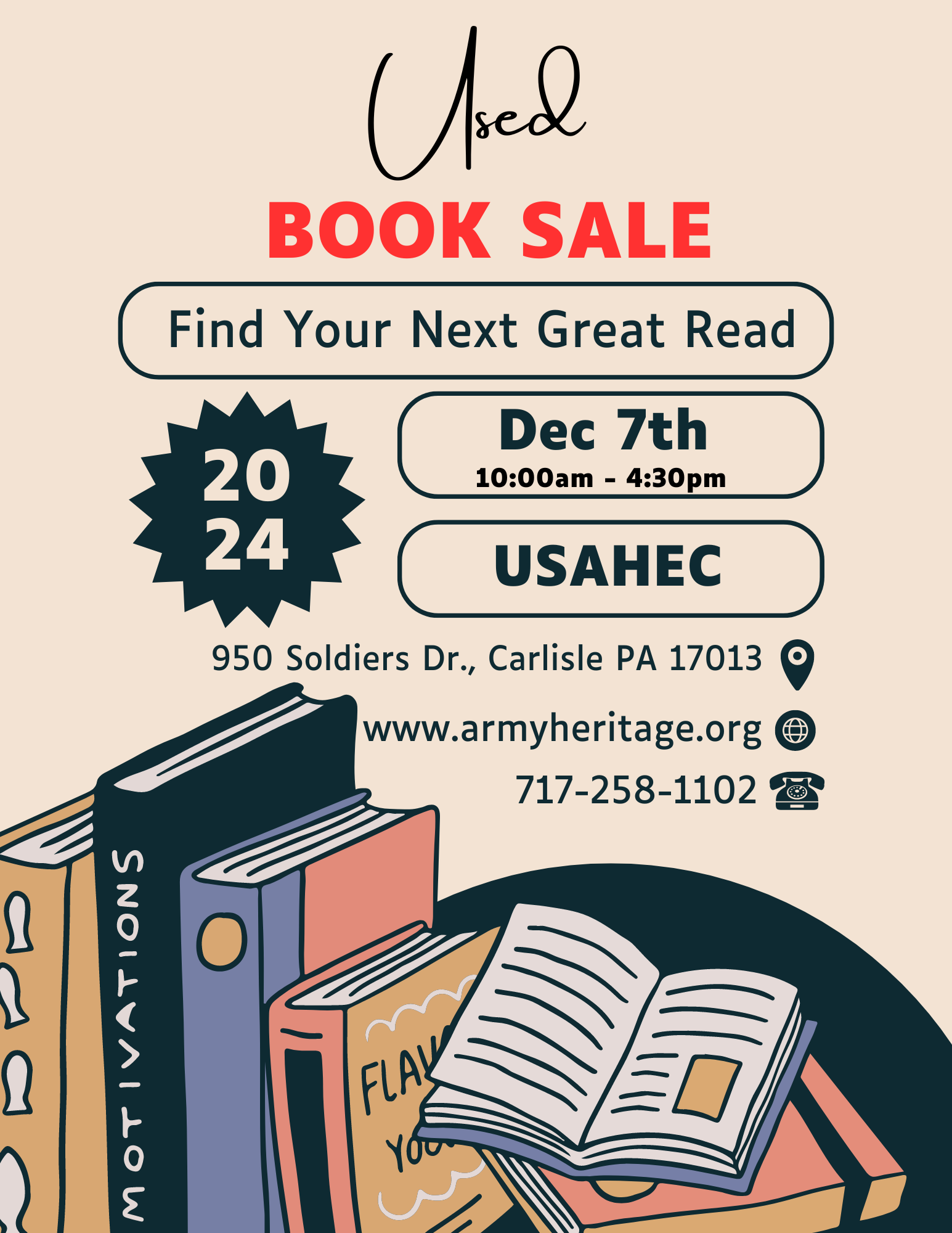 Used Book Sale - Army Heritage Center Foundation